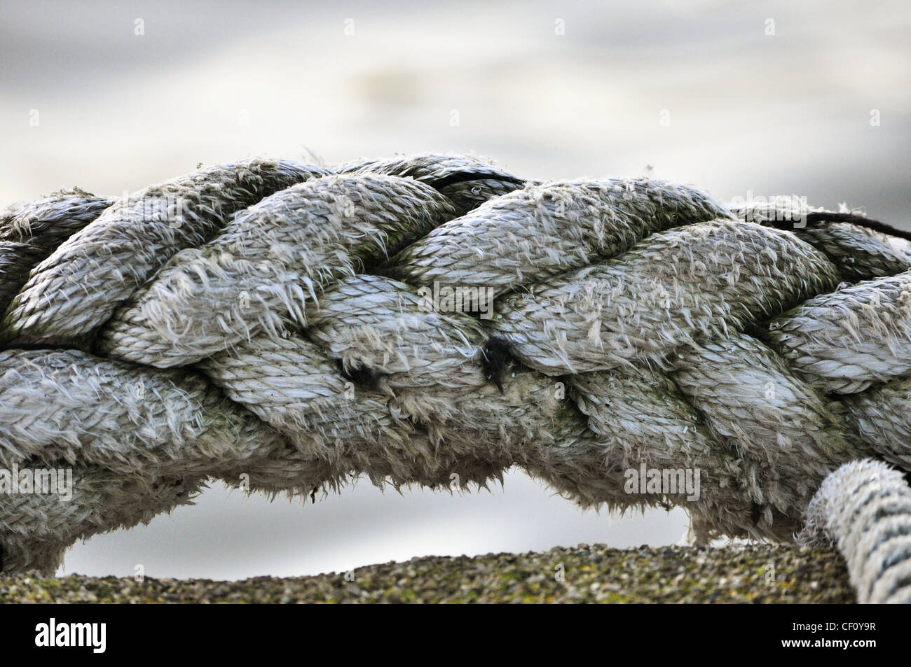 Weathered fishing rope hi-res stock photography and images - Alamy