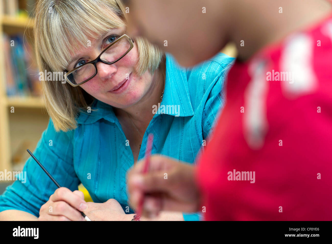 Teacher stare at student hi-res stock photography and images - Alamy