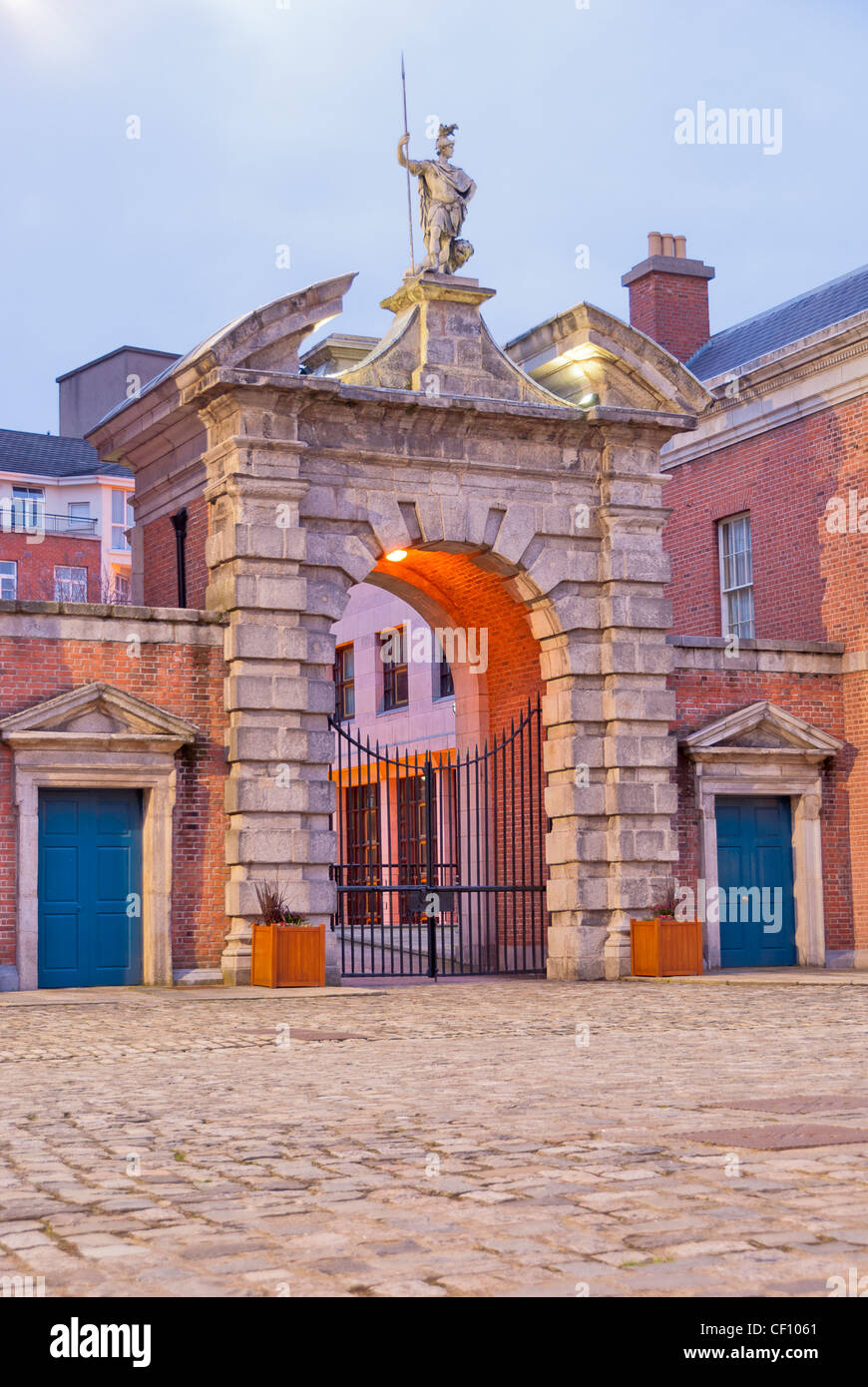 Gateway into Dublin Castle Stock Photo - Alamy