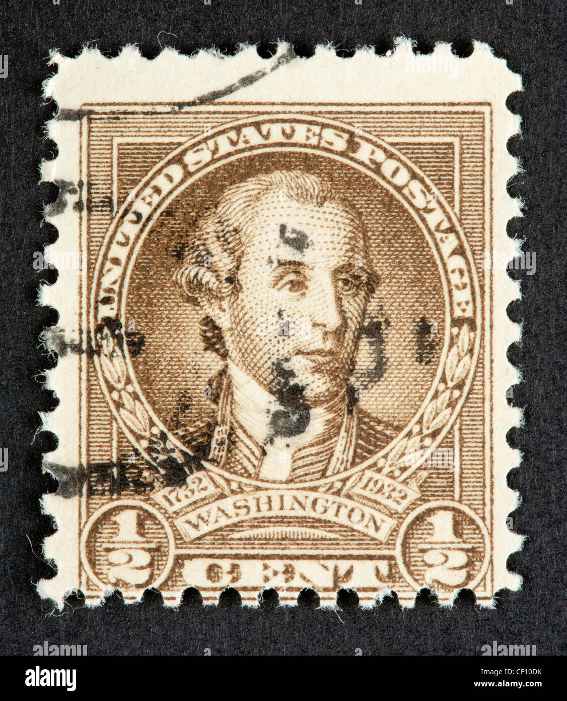 Us postage stamp george washington High Resolution Stock Photography ...