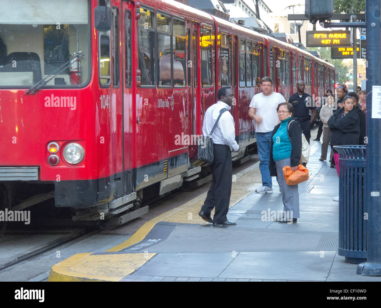 MTS San Diego Trolley Stock Photo - Alamy