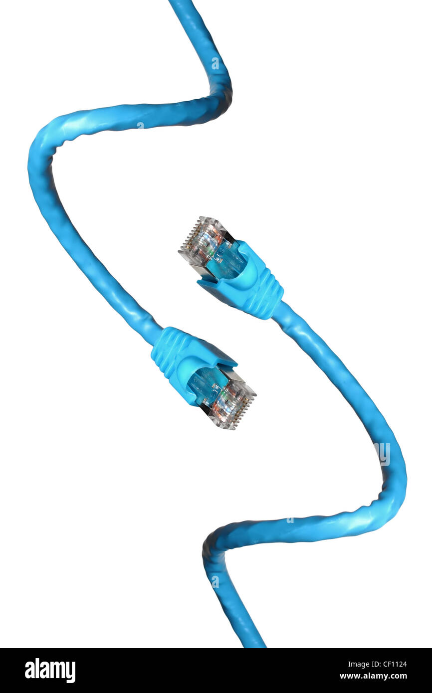 Lan cable Cut Out Stock Images & Pictures - Alamy