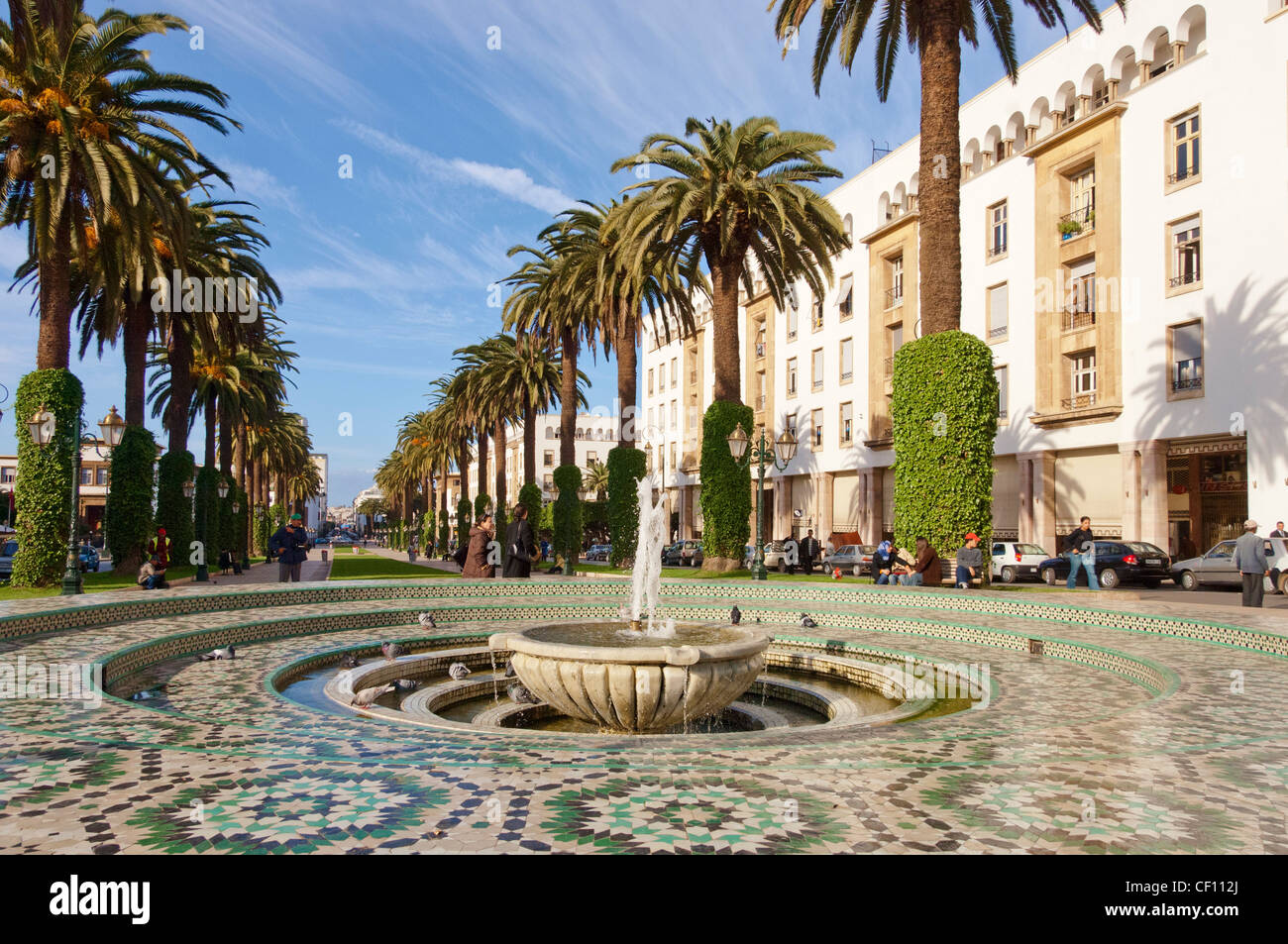 Mohammed V Avenue Rabat Stock Photo - Alamy