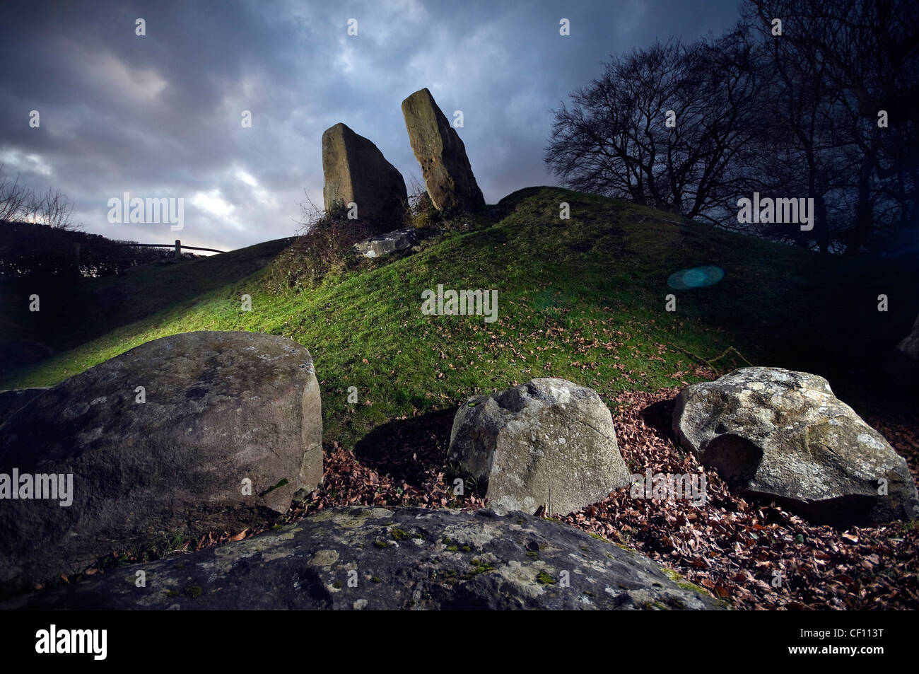 Coldrum Neolithic Chambered Long Barrow near Trottiscliffe, Kent, UK ...