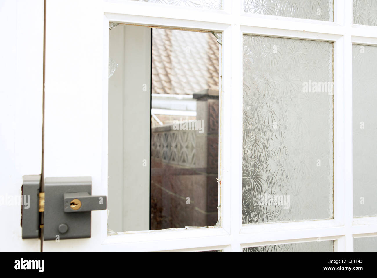 Broken glass door hi-res stock photography and images - Alamy