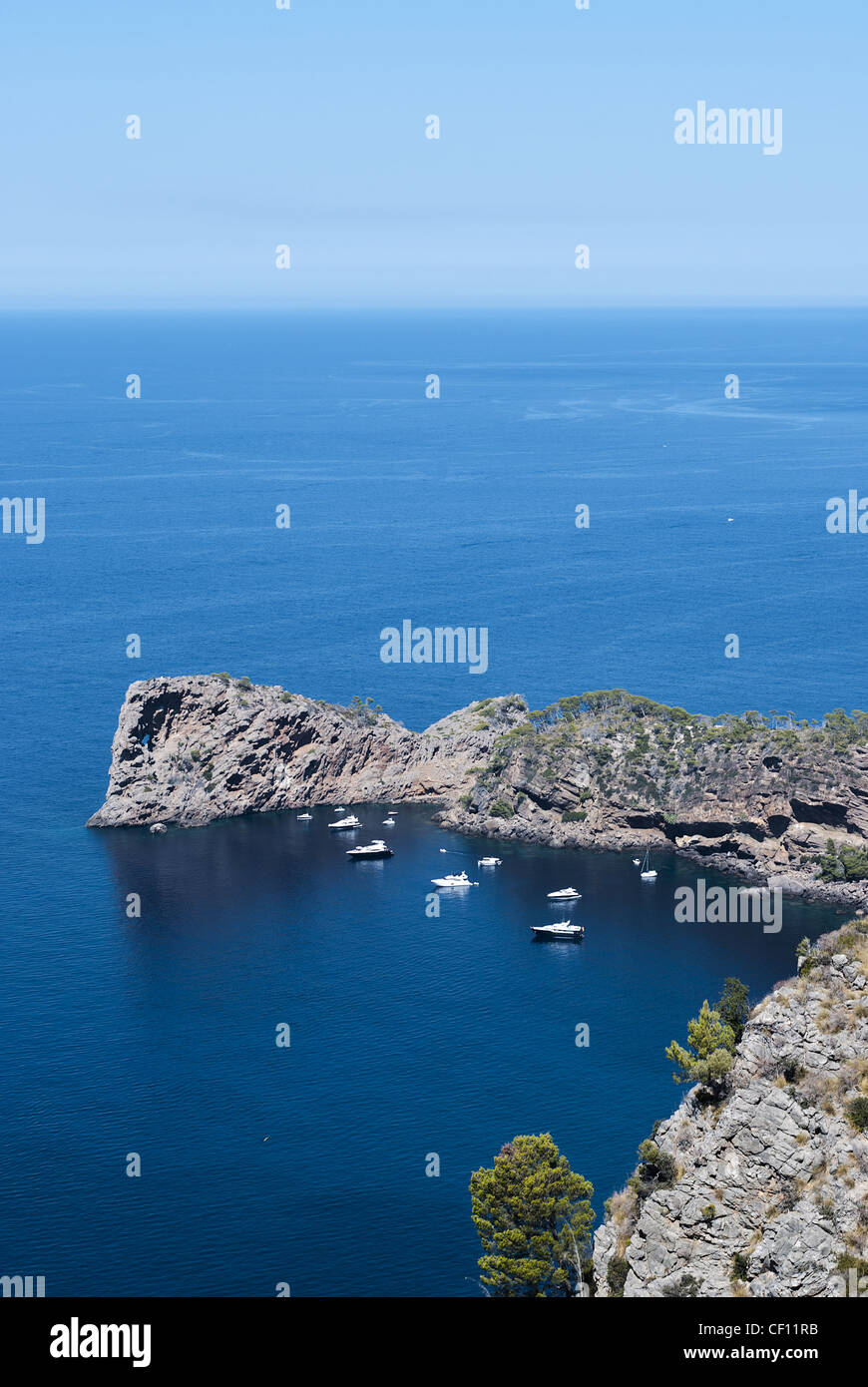 The view of the ocean, Majorca, Spain Stock Photo - Alamy