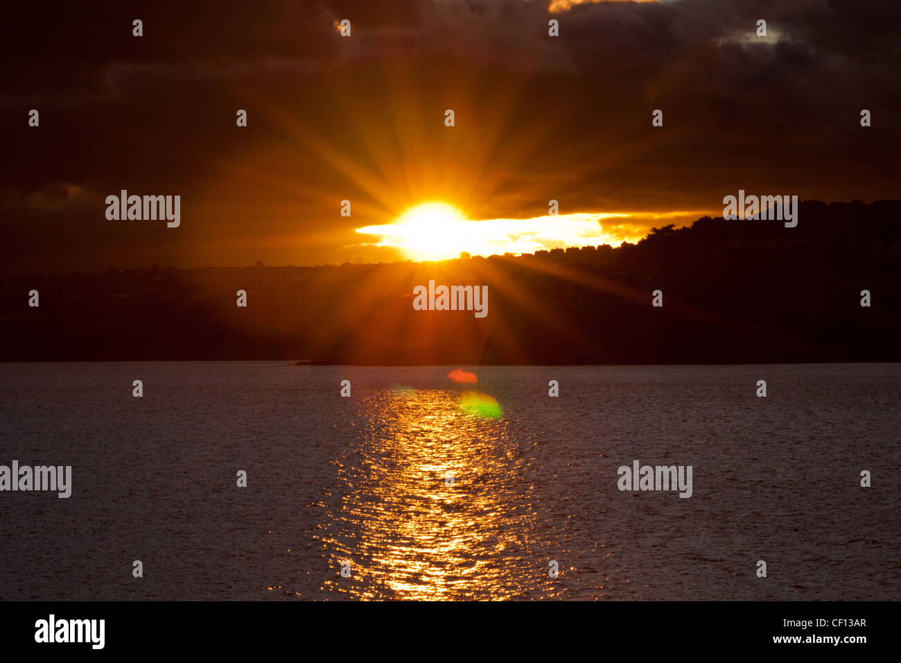 Torquay devon sunset hi-res stock photography and images - Alamy