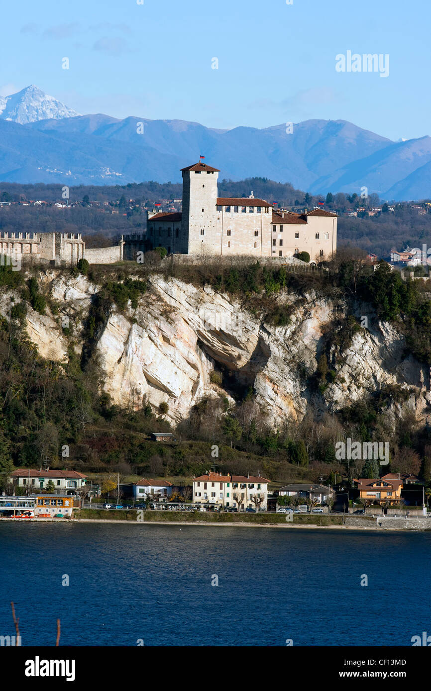 Rocca d'Angera, castle on Lago Maggiore, Italy Stock Photo - Alamy