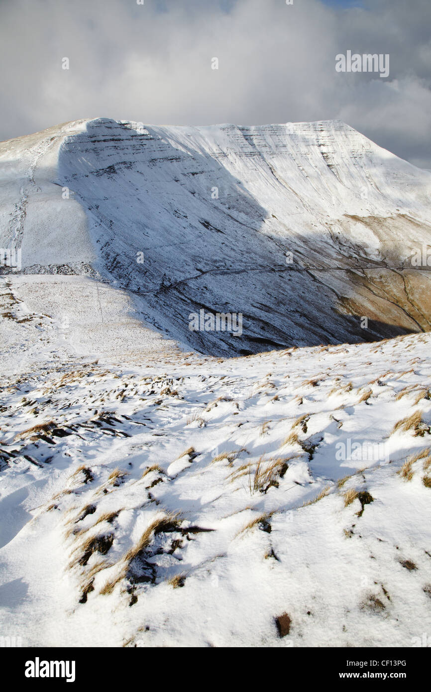 Cribyn from Fan y Big, Brecon Beacons National Park, Wales Stock Photo ...