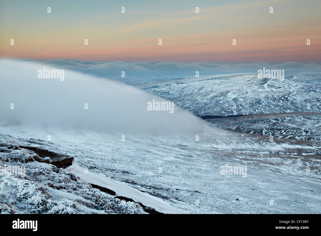 Fan Fawr from Corn Du, Brecon Beacons National Park, Wales Stock Photo ...