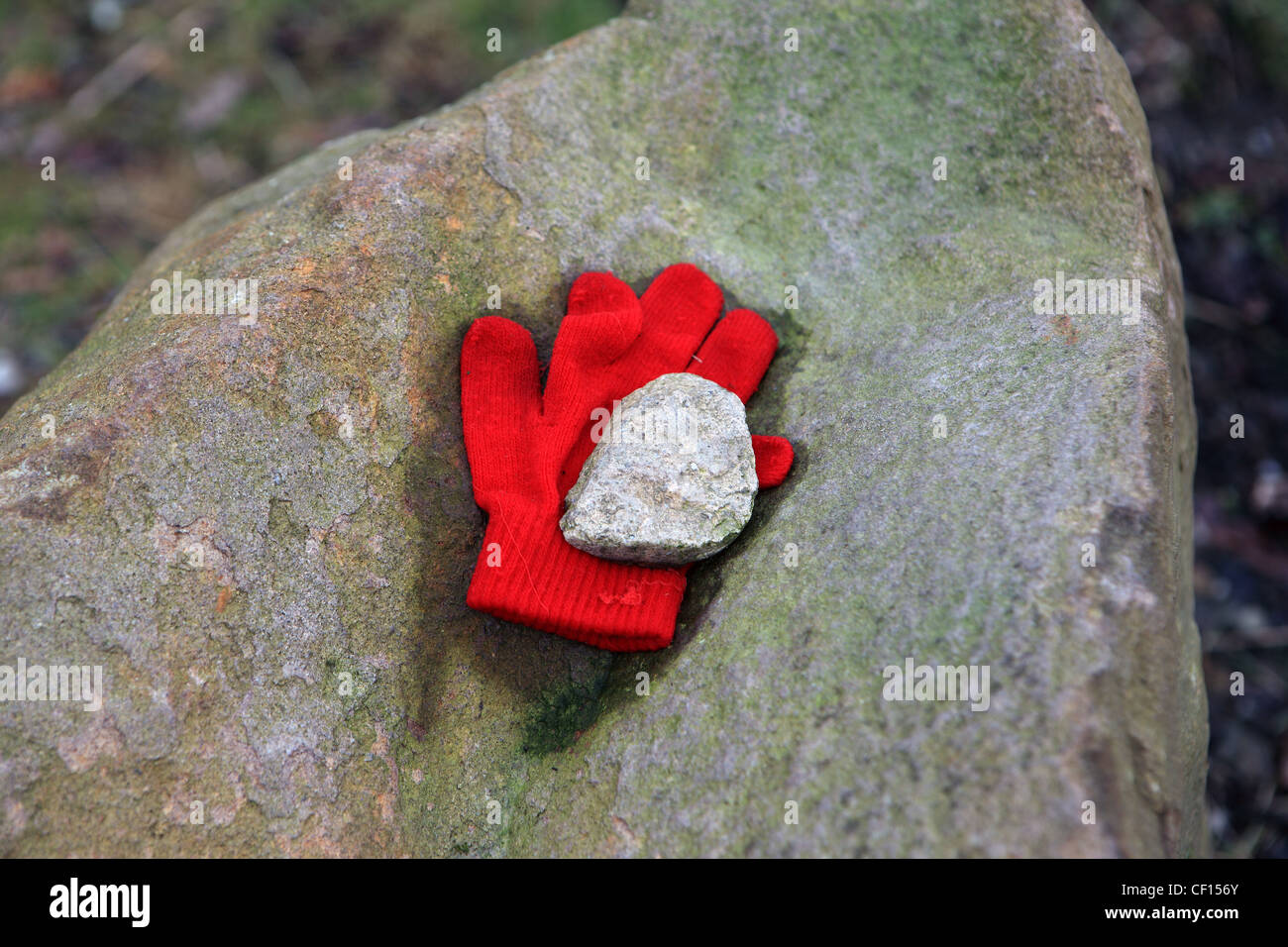 Dropped glove hi-res stock photography and images - Alamy