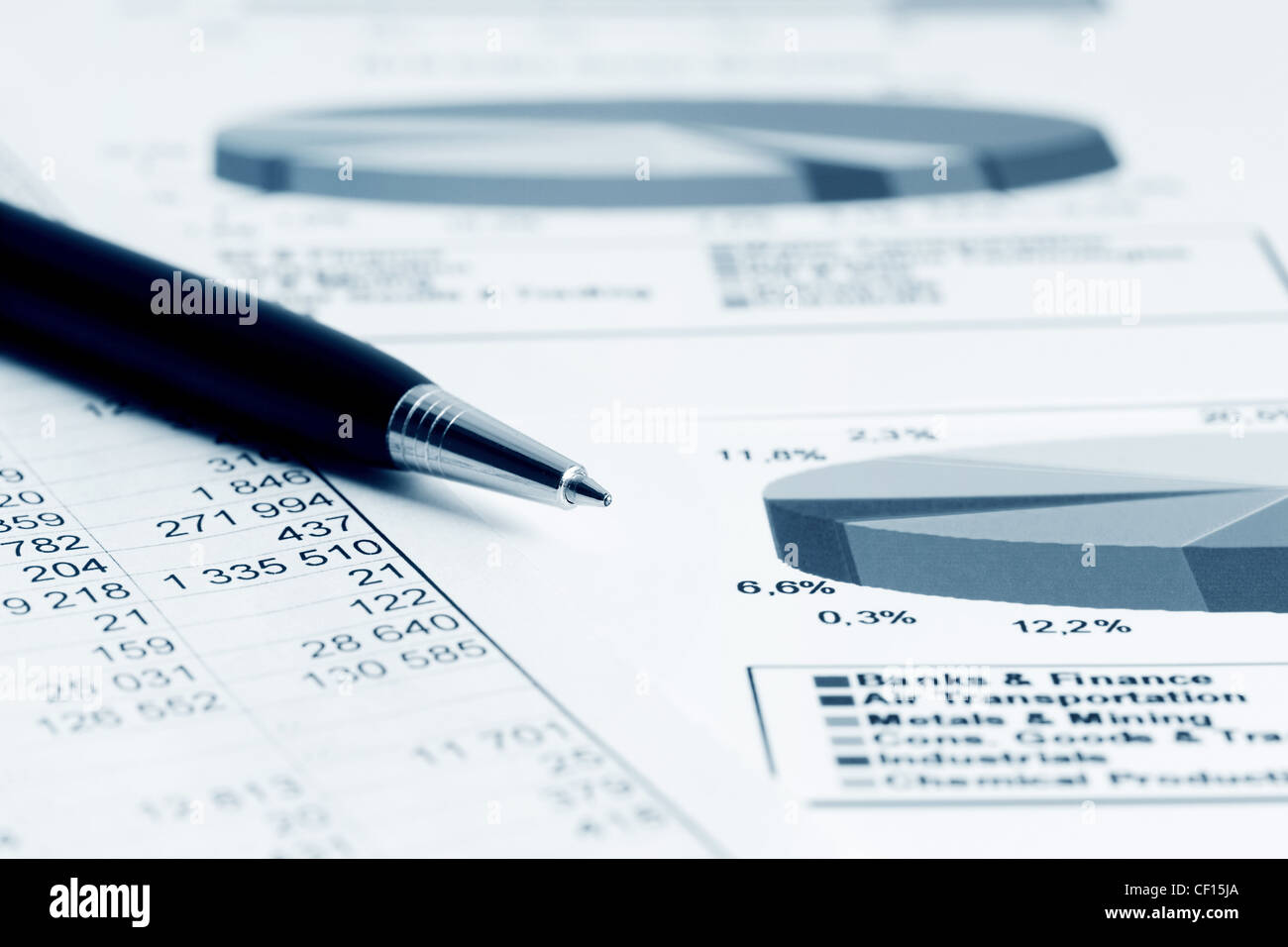 Stock index sector structure analyzing Stock Photo - Alamy