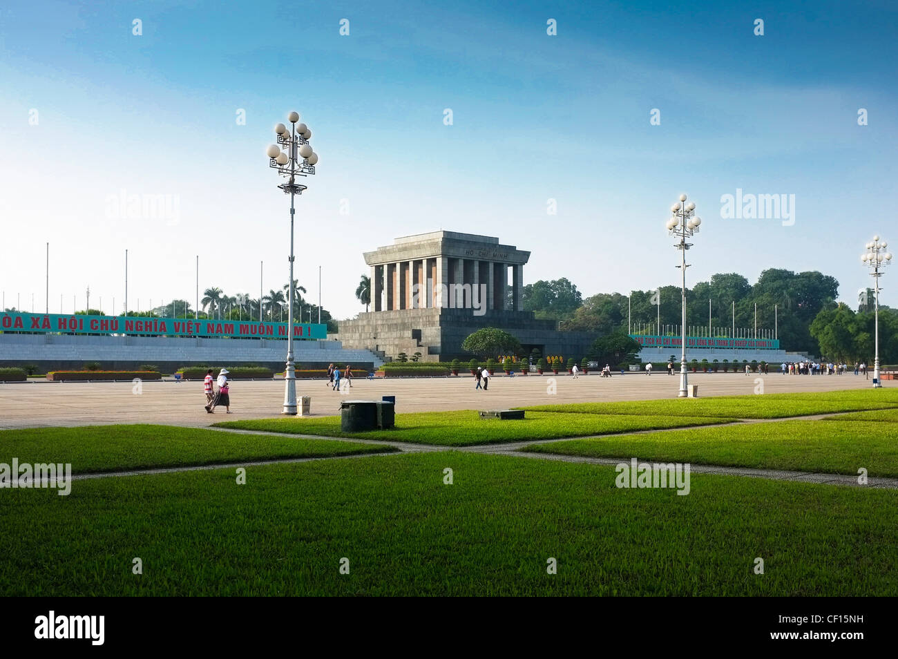 Ho Chi Minh mausoleum, Ba Dinh square, Hanoi, Vietnam Stock Photo - Alamy