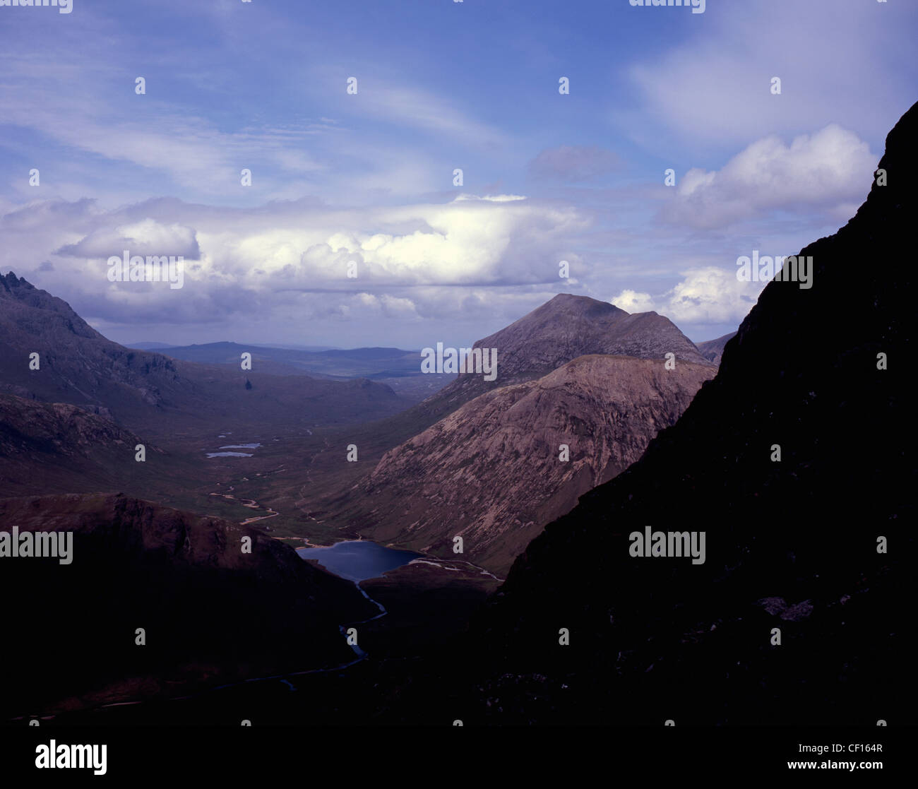 Marsco and Loch an Athain Glen Sligachan from the slopes of Blabheinn ...