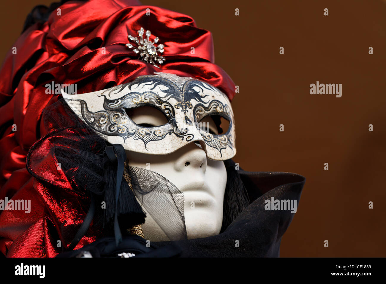 Masked woman at the Carnival in Venice, Veneto, Italy Stock Photo - Alamy