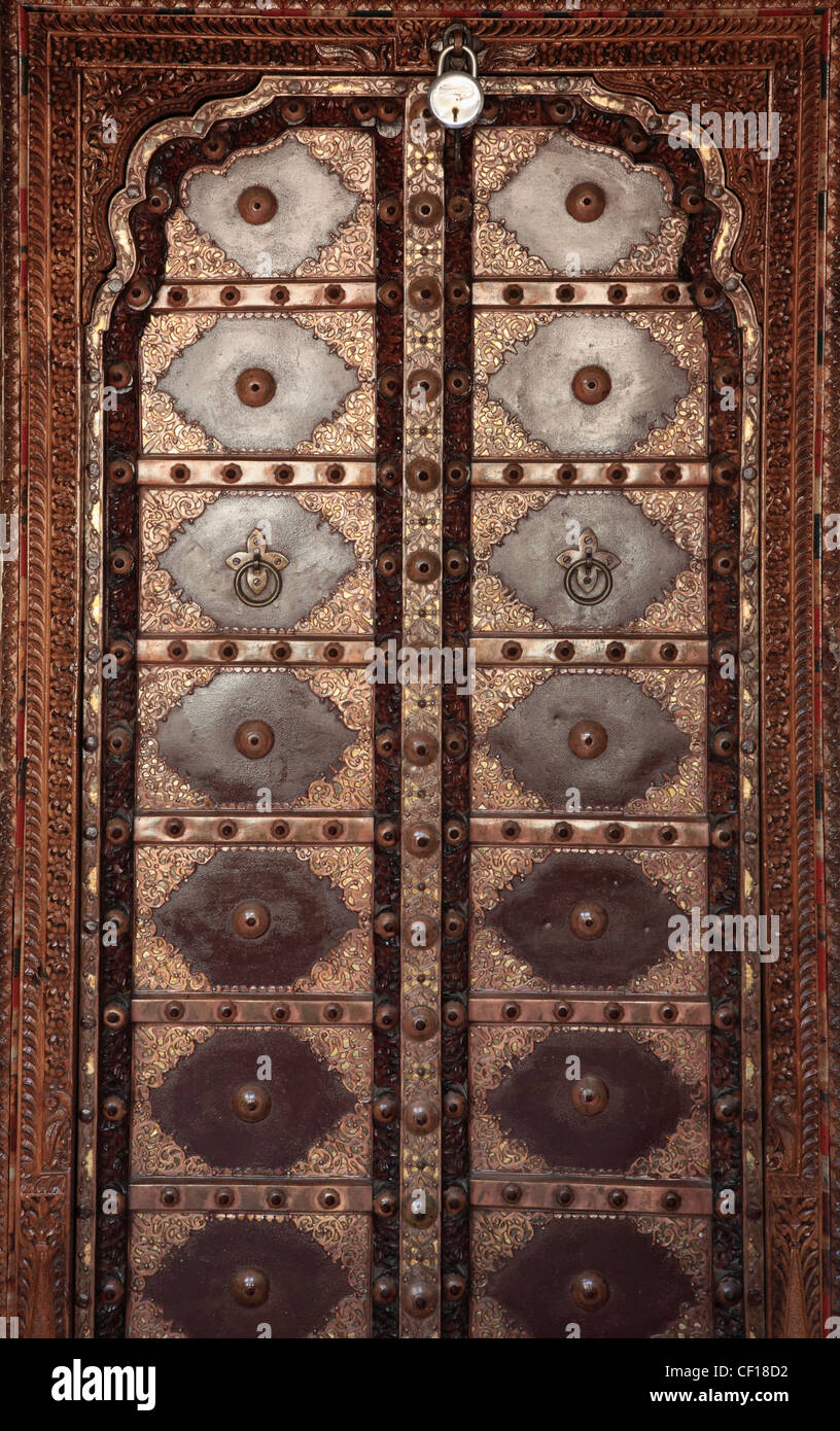 India, Rajasthan, Shekhawati, Mandawa, haveli, door Stock Photo - Alamy