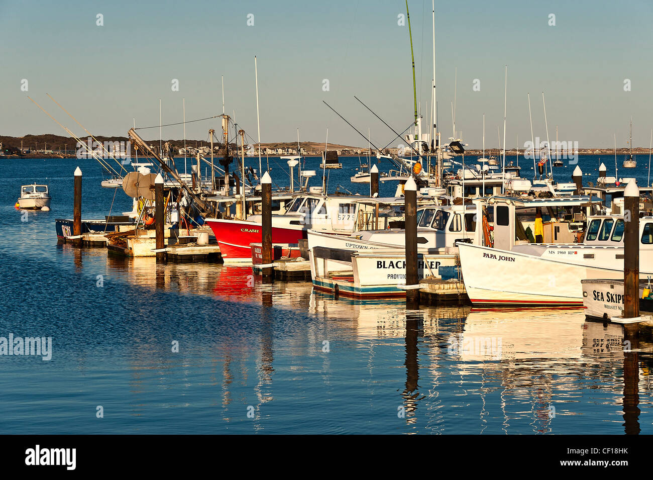 Provincetown Harbor, Cape Cod, Massachusetts, USA Stock Photo - Alamy