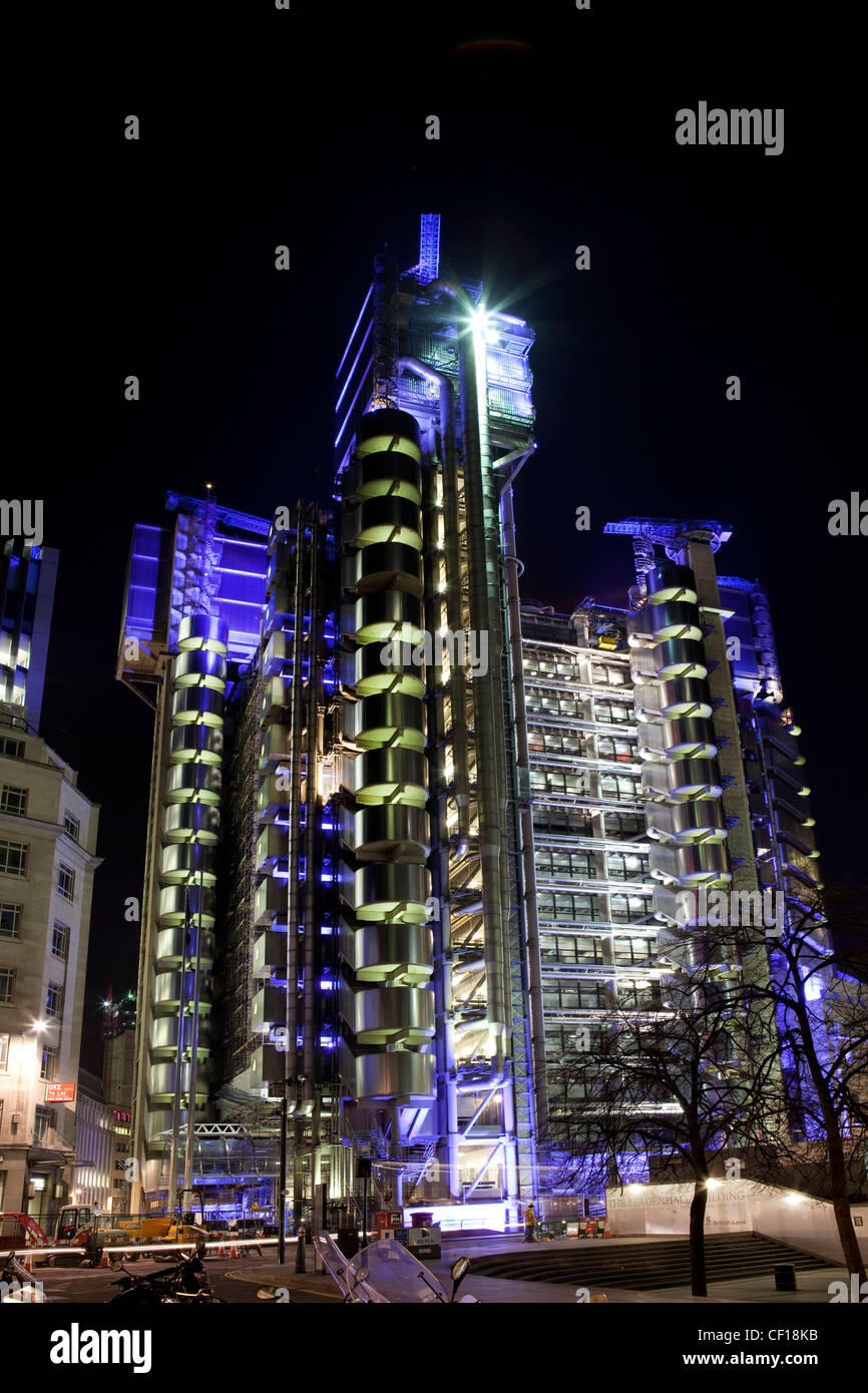 The Lloyd's building in Lime Street London. (also know as the inside ...