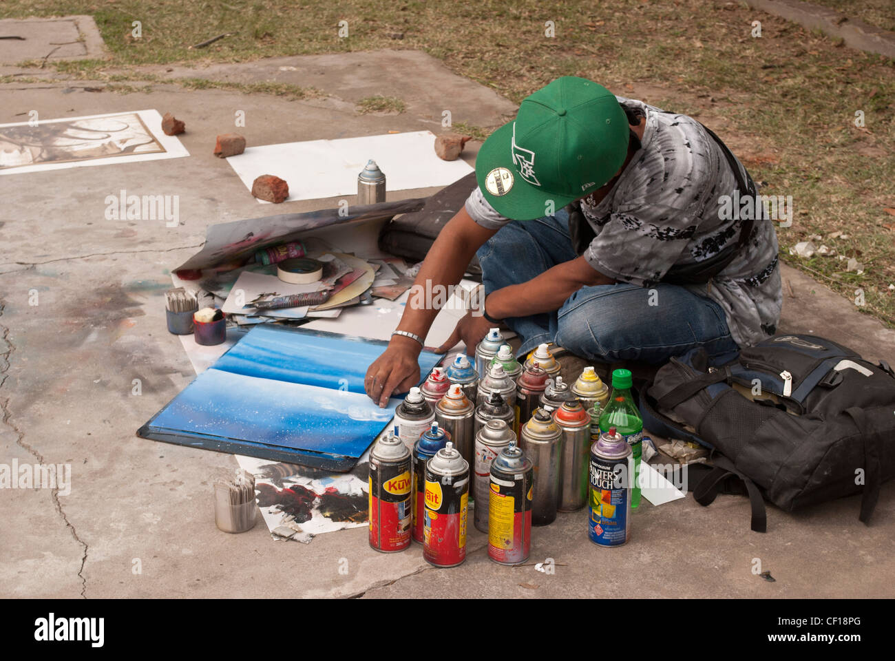 Street painter argentina hi-res stock photography and images - Alamy
