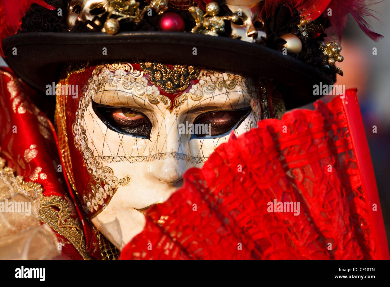 Red masked hi-res stock photography and images - Alamy