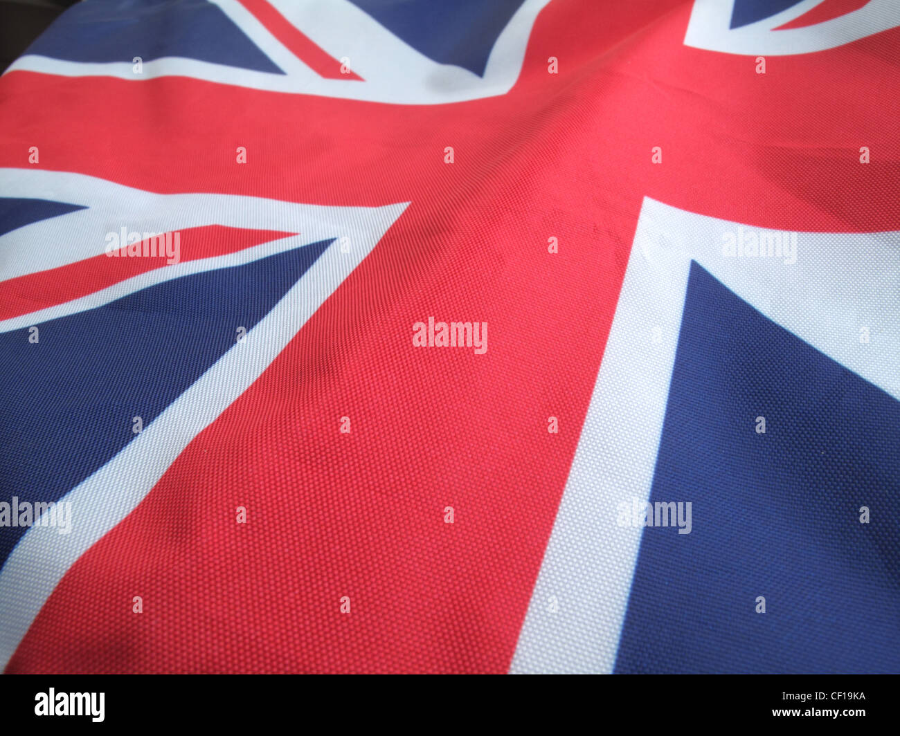 Section of the union jack flag of Great Britain - UK Stock Photo - Alamy
