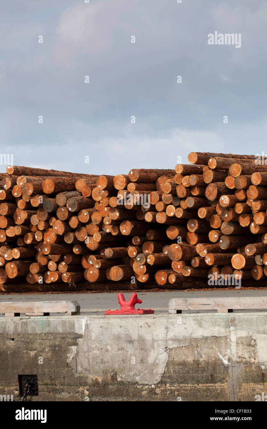 Logging industry canada logs hi-res stock photography and images - Alamy