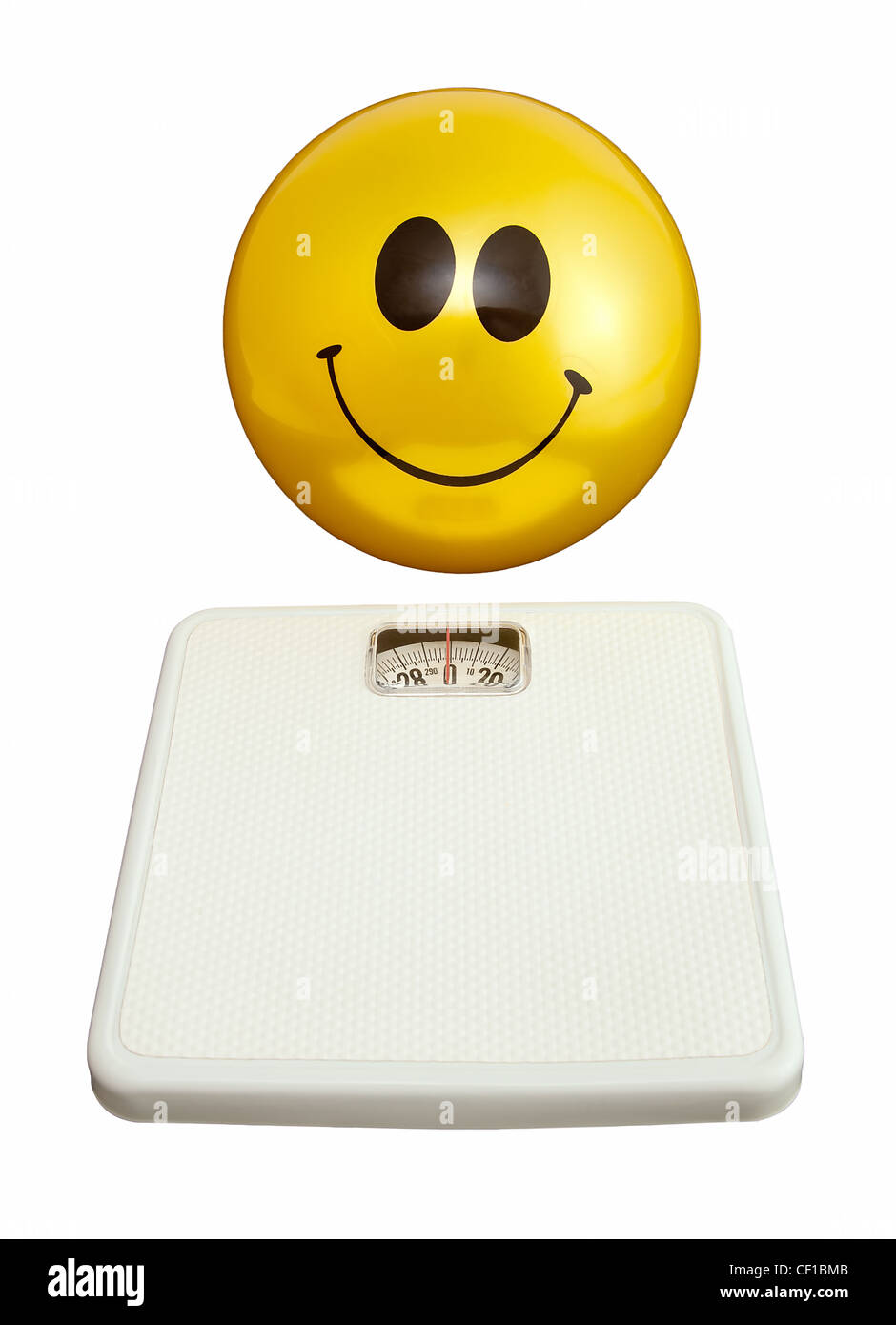 Happy smiley face ball for good news Stock Photo - Alamy