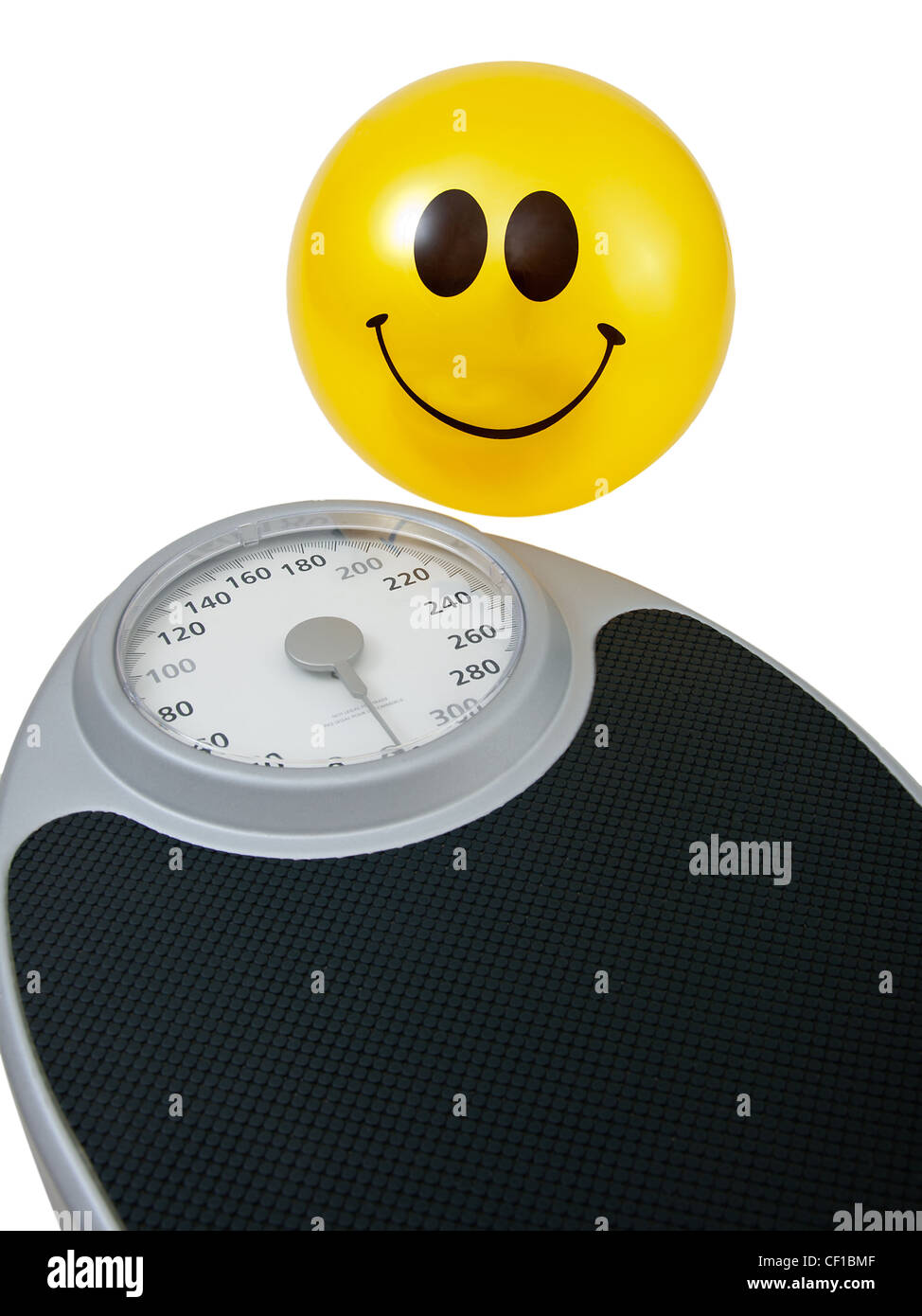 Happy smiley face ball for good news Stock Photo - Alamy