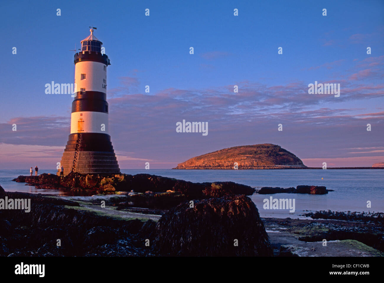 Penmon Point lighthouse Stock Photo - Alamy