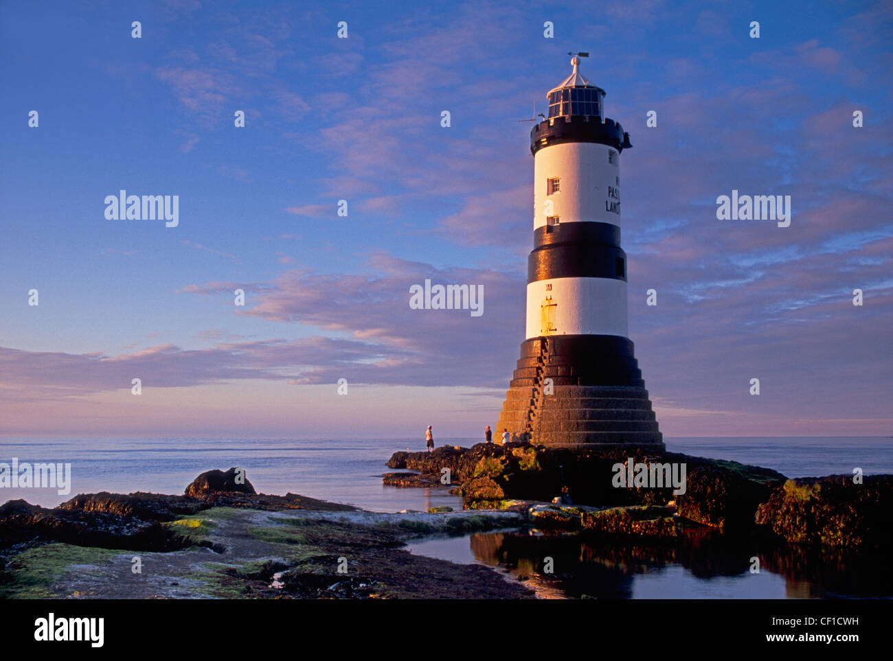 Penmon Point lighthouse Stock Photo - Alamy