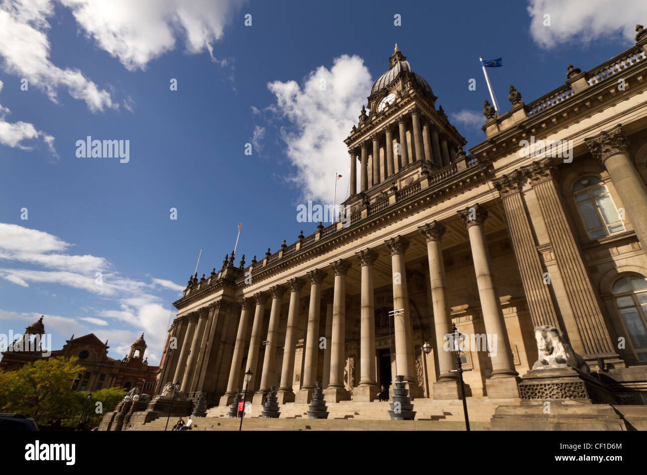 Leeds Town Hall, The Headrow Leeds, West Yorkshire Stock Photo - Alamy