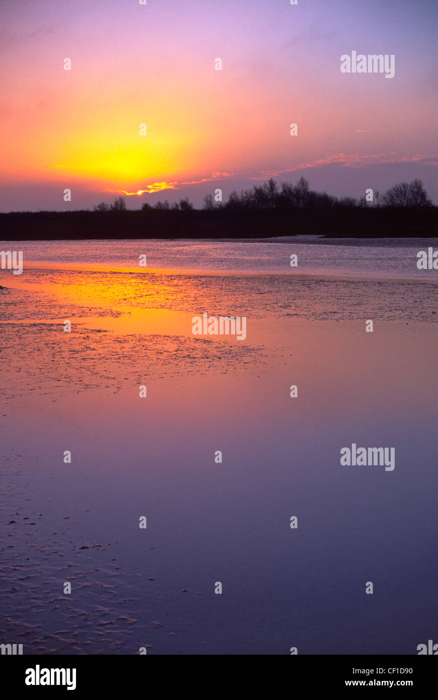 Dawn over the River Deben Stock Photo - Alamy