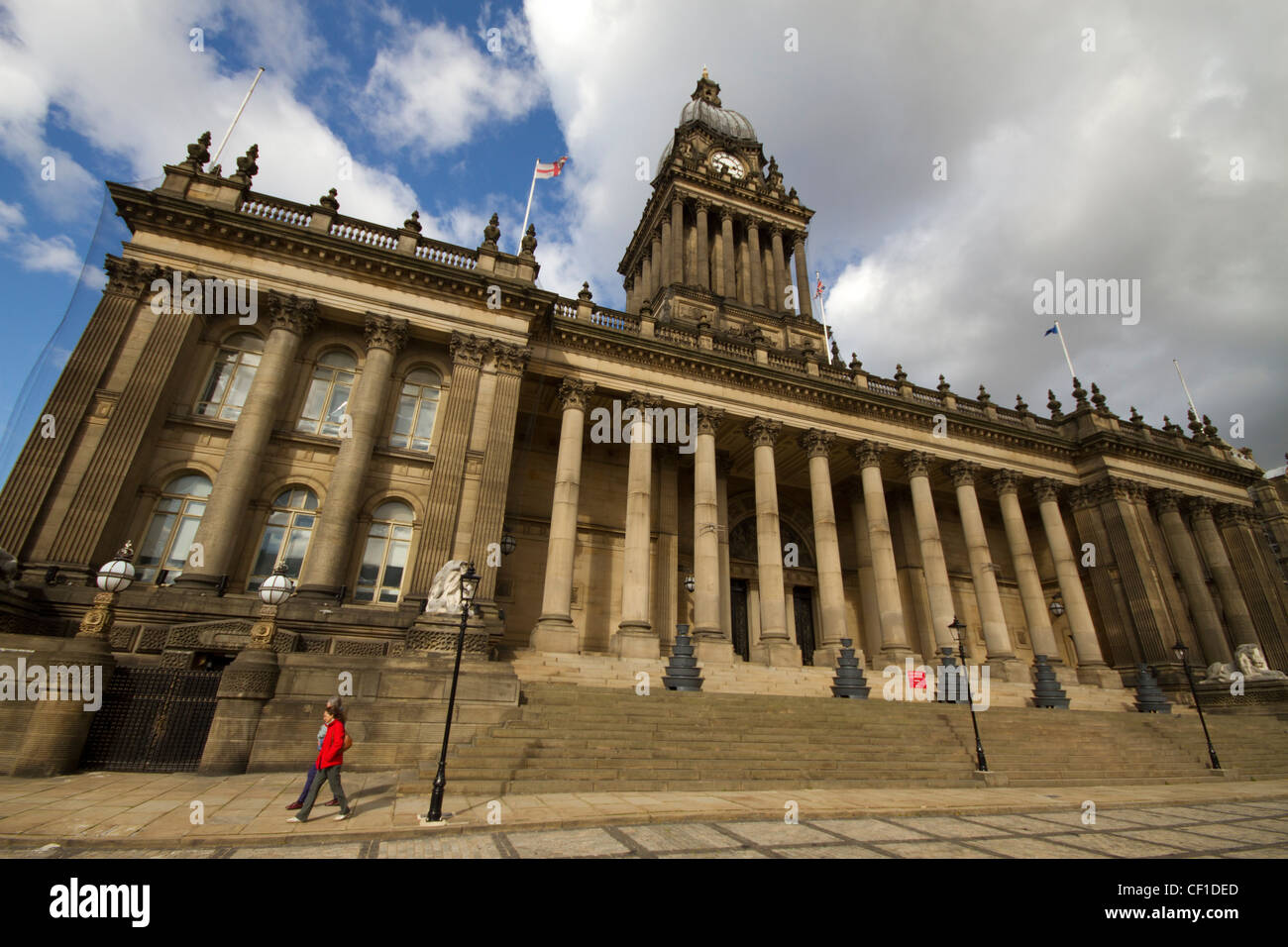 Leeds Town Hall, The Headrow Leeds, West Yorkshire Stock Photo - Alamy