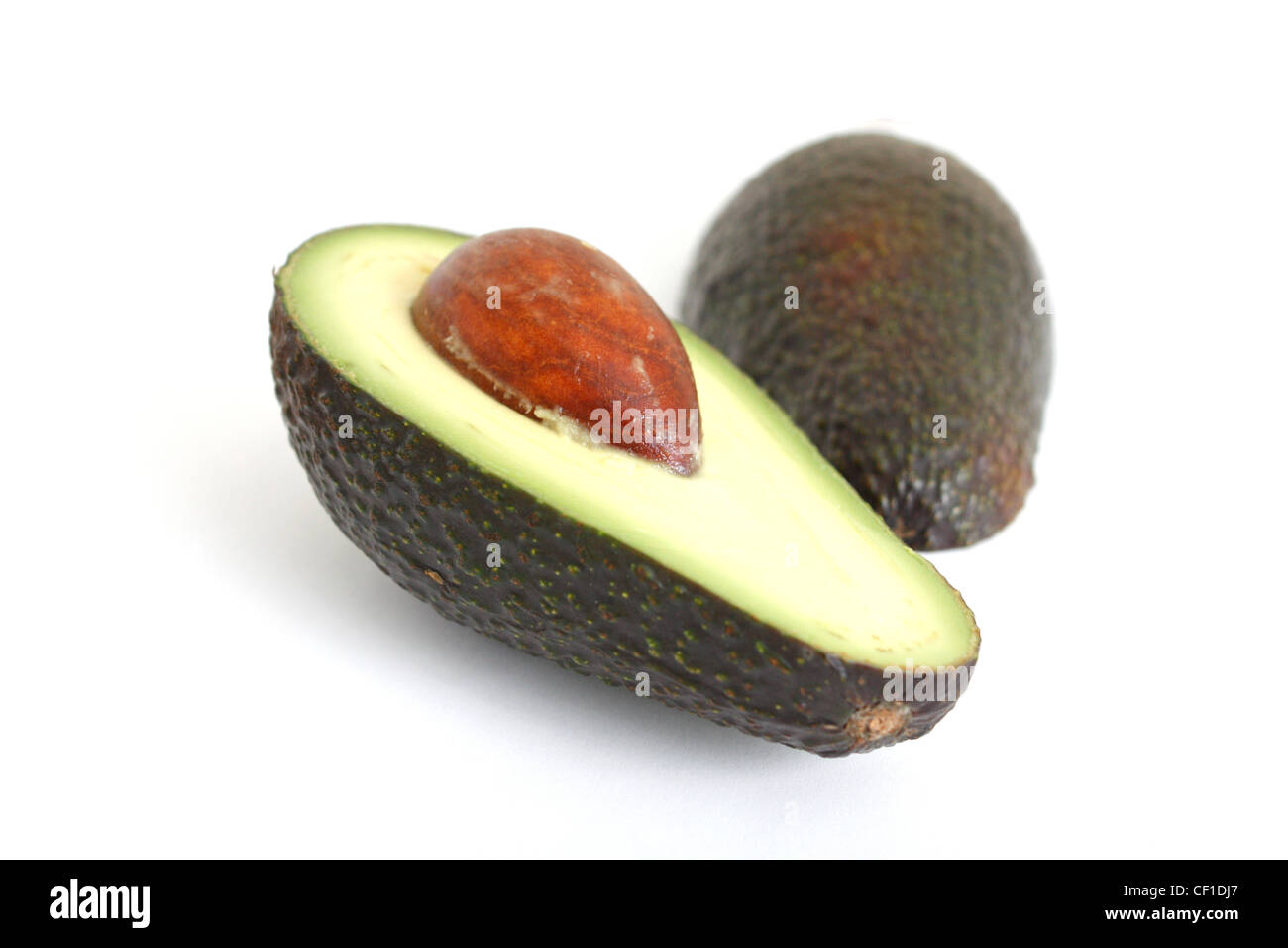 Closeup shot avocados isolated hi-res stock photography and images - Alamy