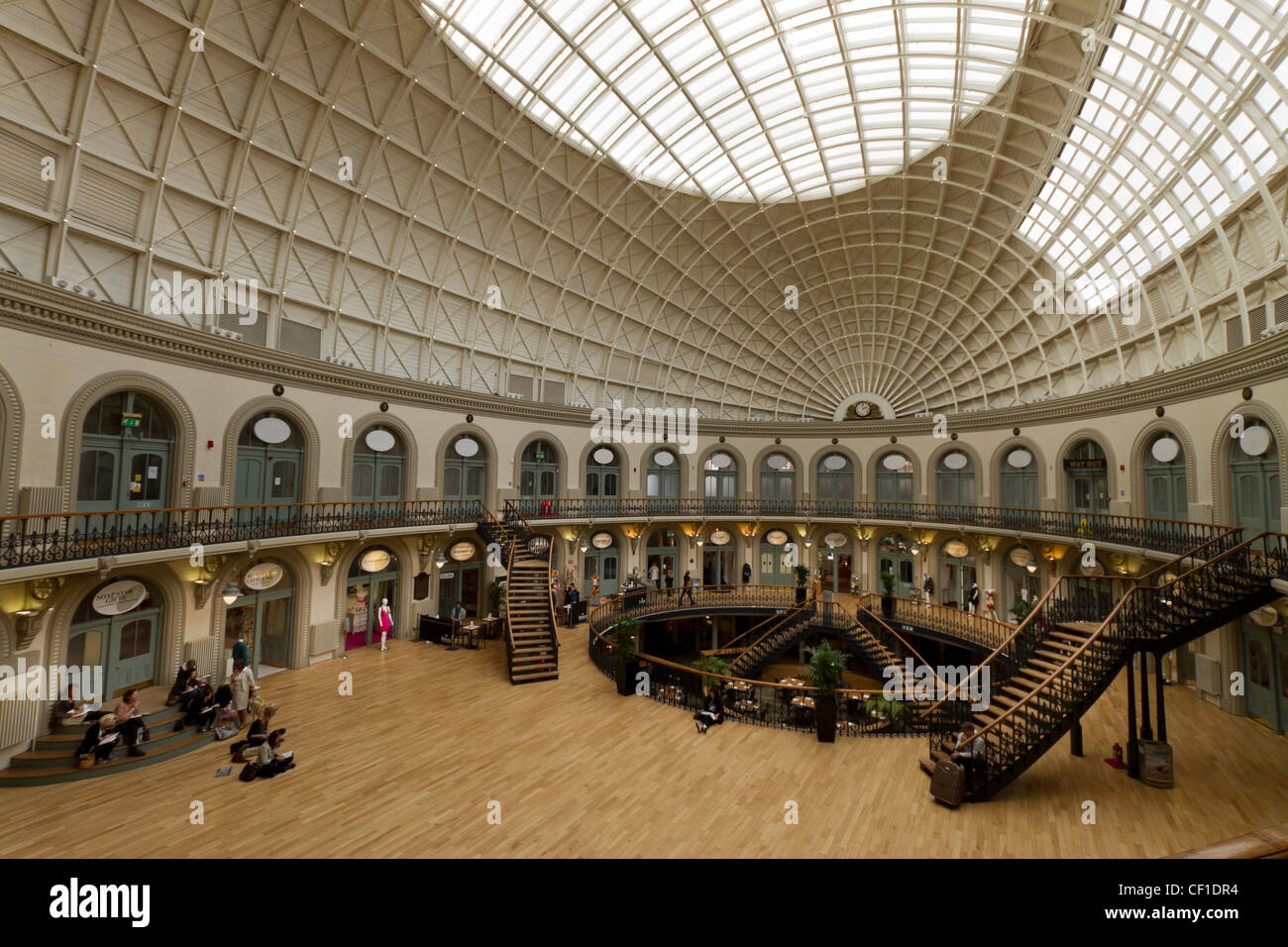 The Corn Exchange Leeds, opened in 1864; following refurbishment in the ...