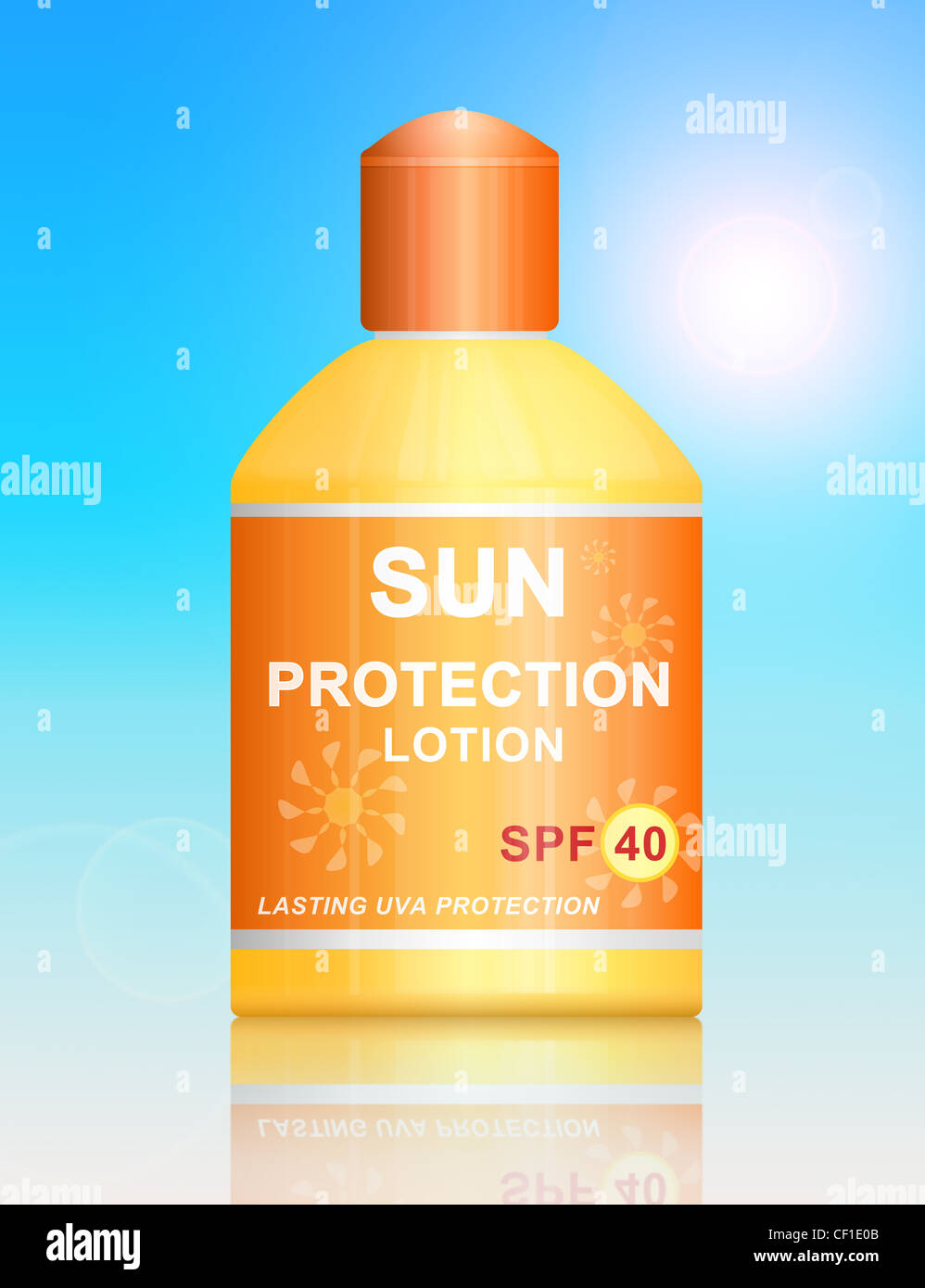 Suncream bottle 50 hi-res stock photography and images - Alamy