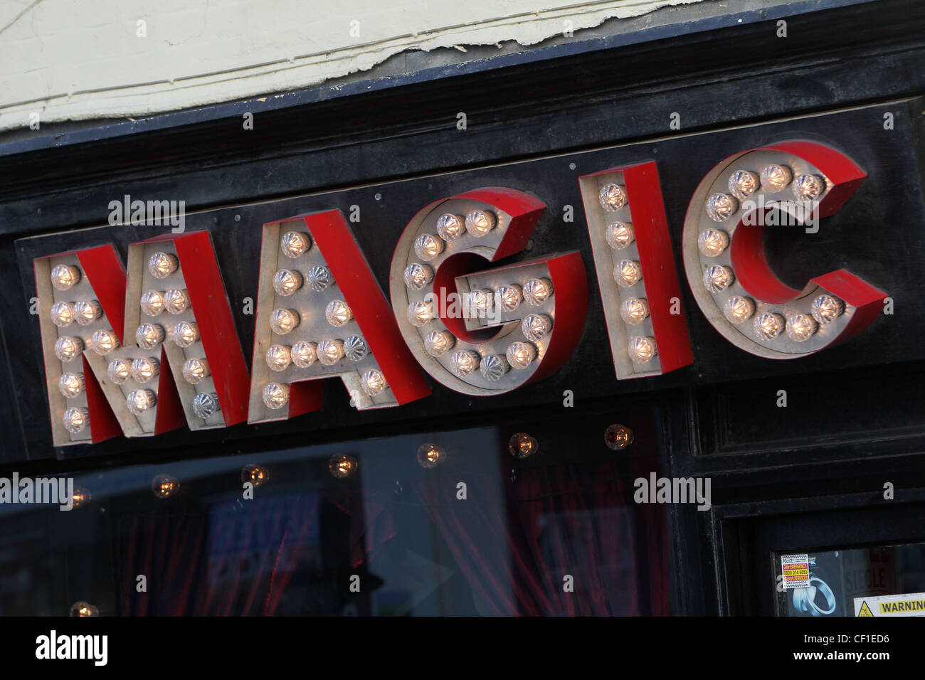 General views of a magic shop in Brighton, East Sussex, UK Stock Photo ...