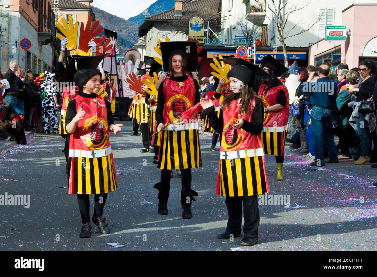 Carnival parade, Biasca, Canton Ticino, Switzerland Stock Photo - Alamy
