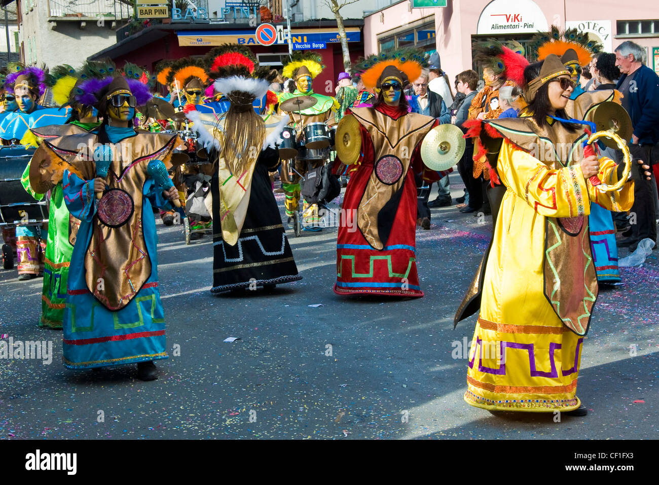 Carnival parade, Biasca, Canton Ticino, Switzerland Stock Photo - Alamy