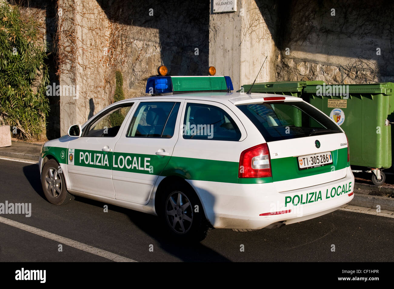 Local police, Campione d'Italia, Italy Stock Photo - Alamy