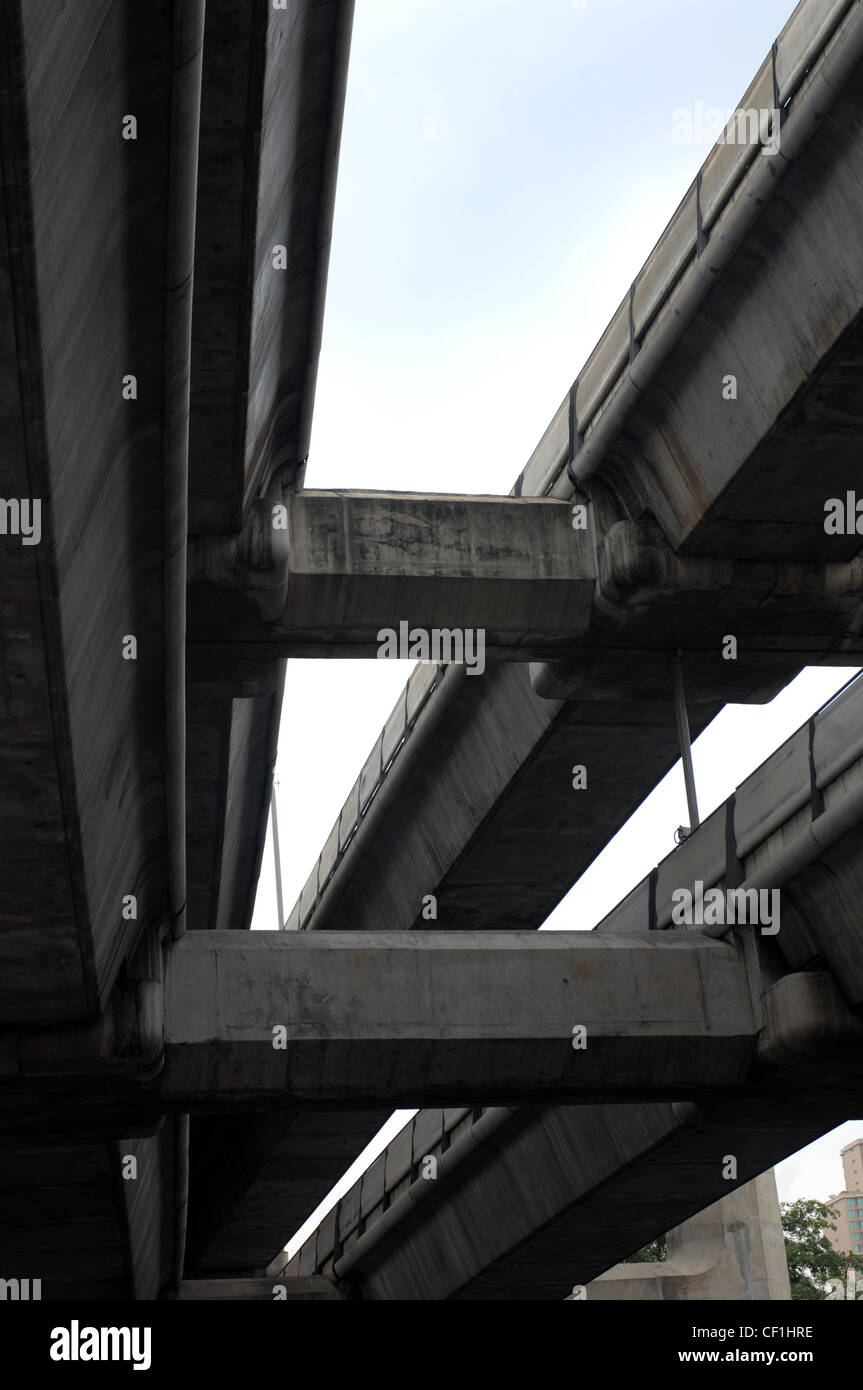 Bridge, BTS Rail system, Siam, Bangkok, Thailand Stock Photo - Alamy