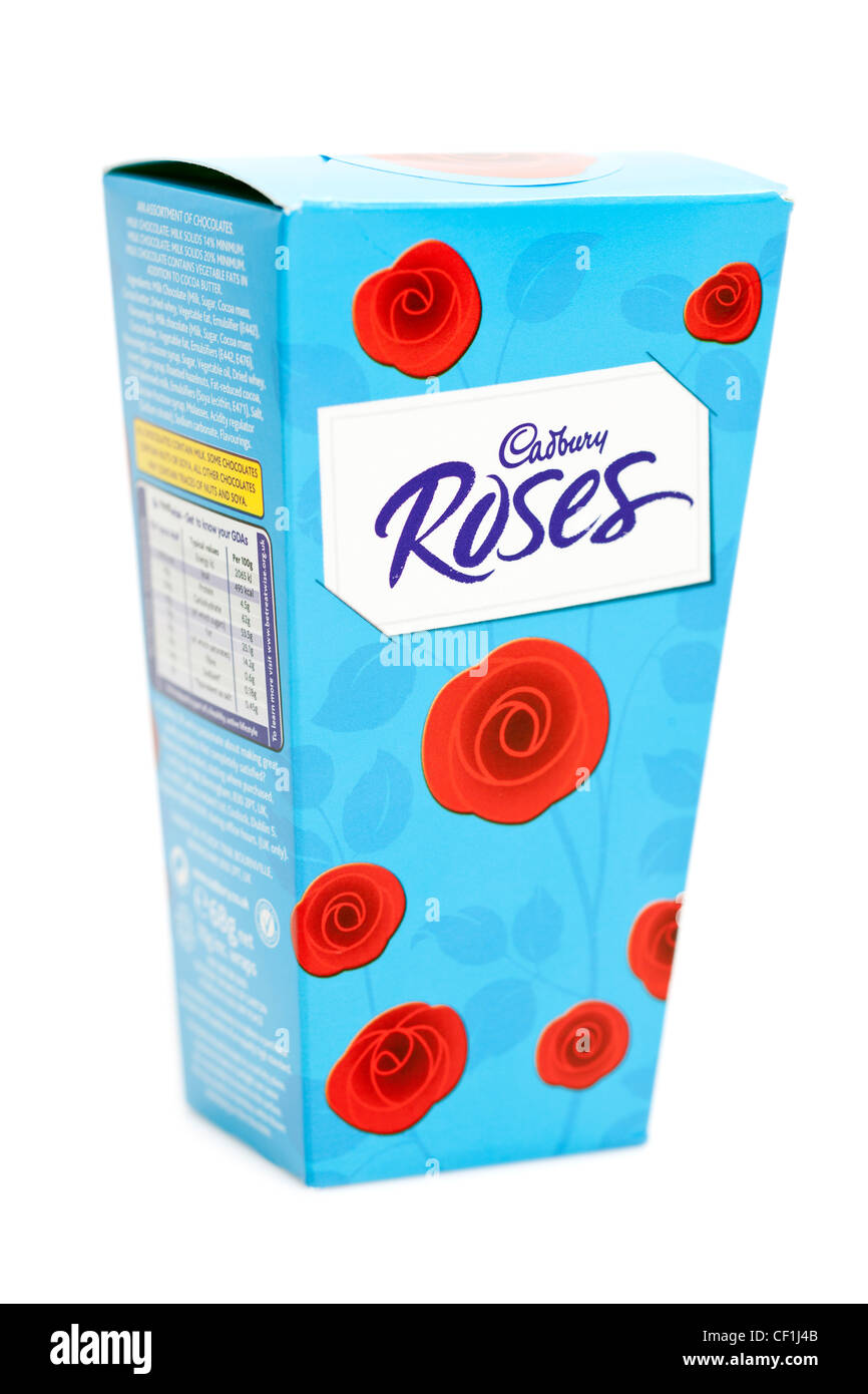 Box of Cadbury Roses Stock Photo - Alamy