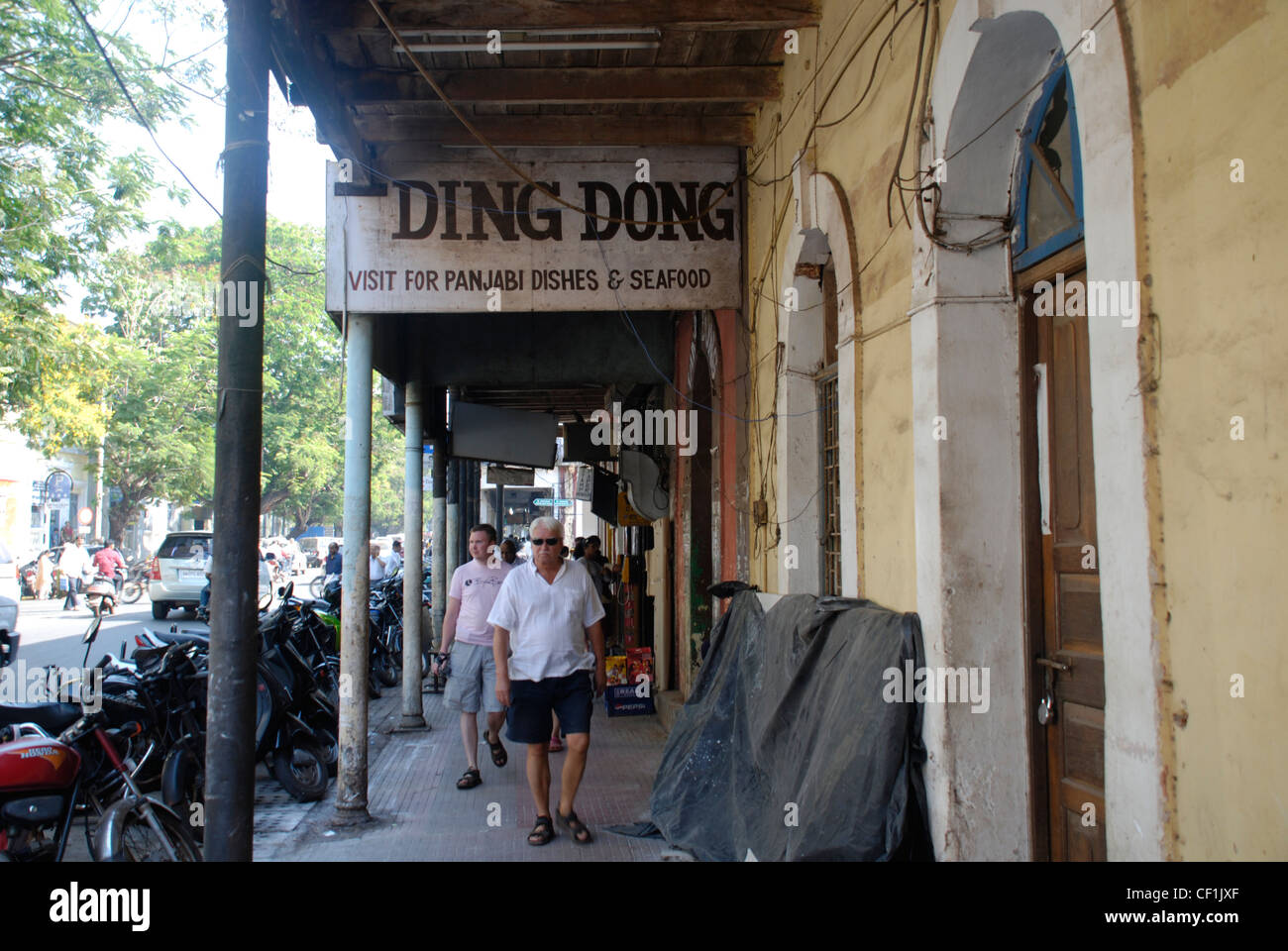 A funny 'Ding-dong' sign in Panjim, Goa, India Stock Photo - Alamy