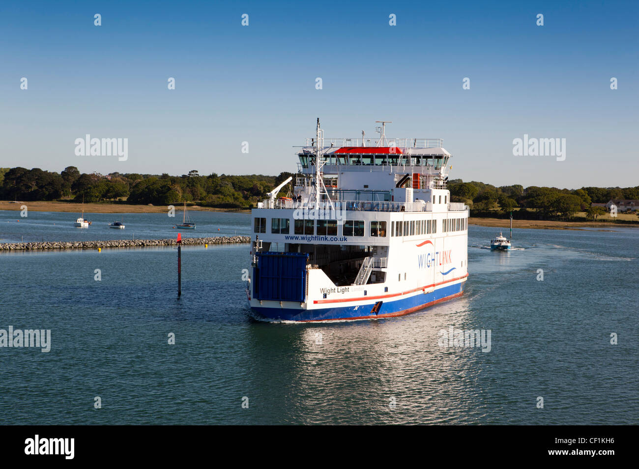 Lymington ferry port hi-res stock photography and images - Alamy