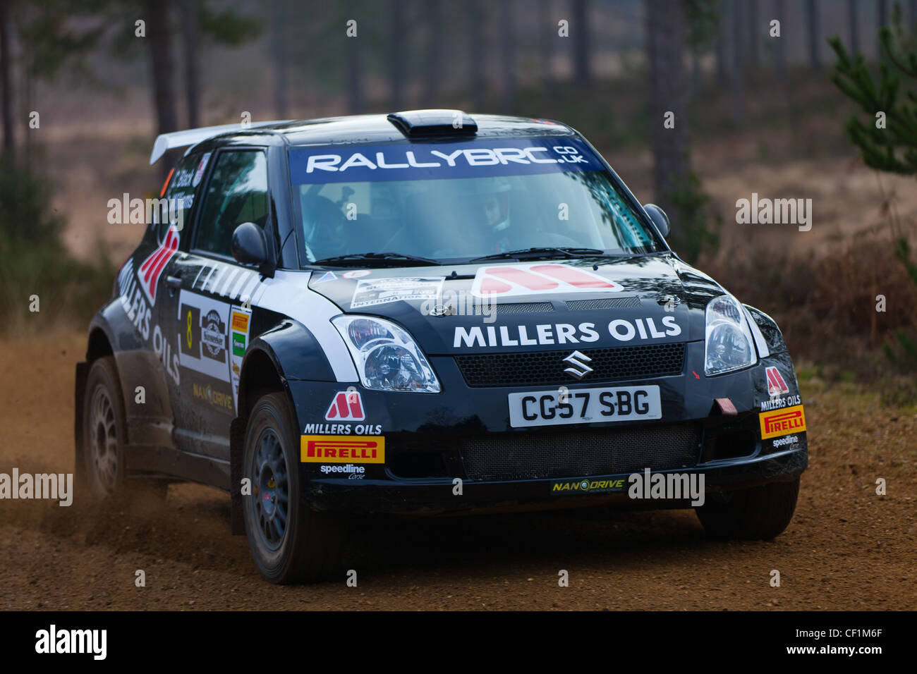 Callum Black performing in the Rally Sunseeker 2012, first round of the ...