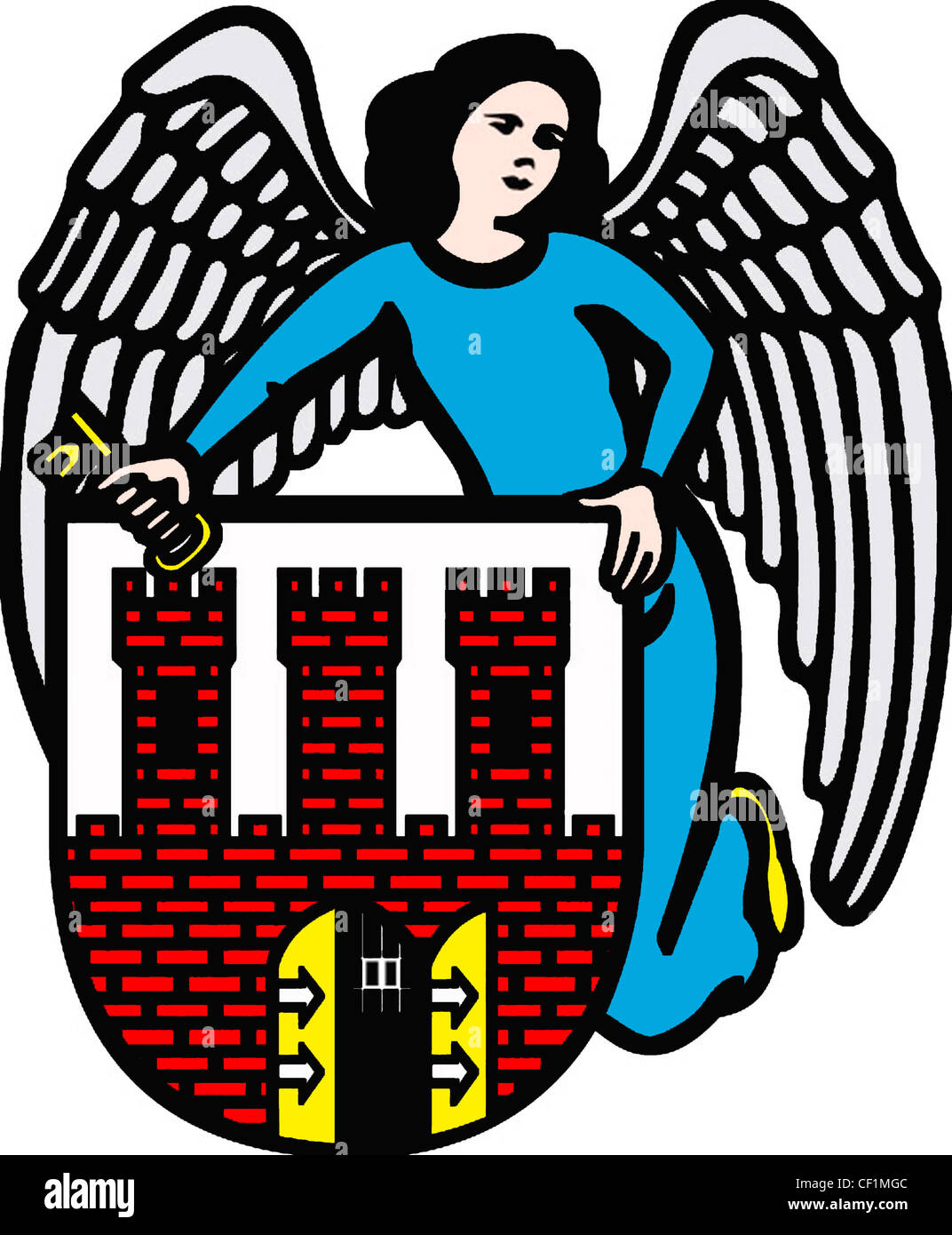 Coat of arms of Polish city of Torun Stock Photo - Alamy