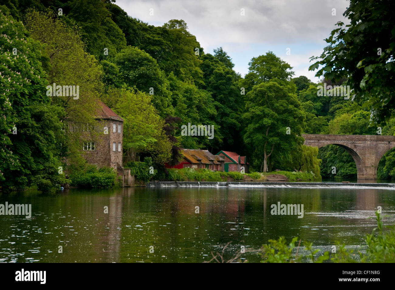 The Old Fulling Mill, now home to the Museum of Archeology on the banks ...