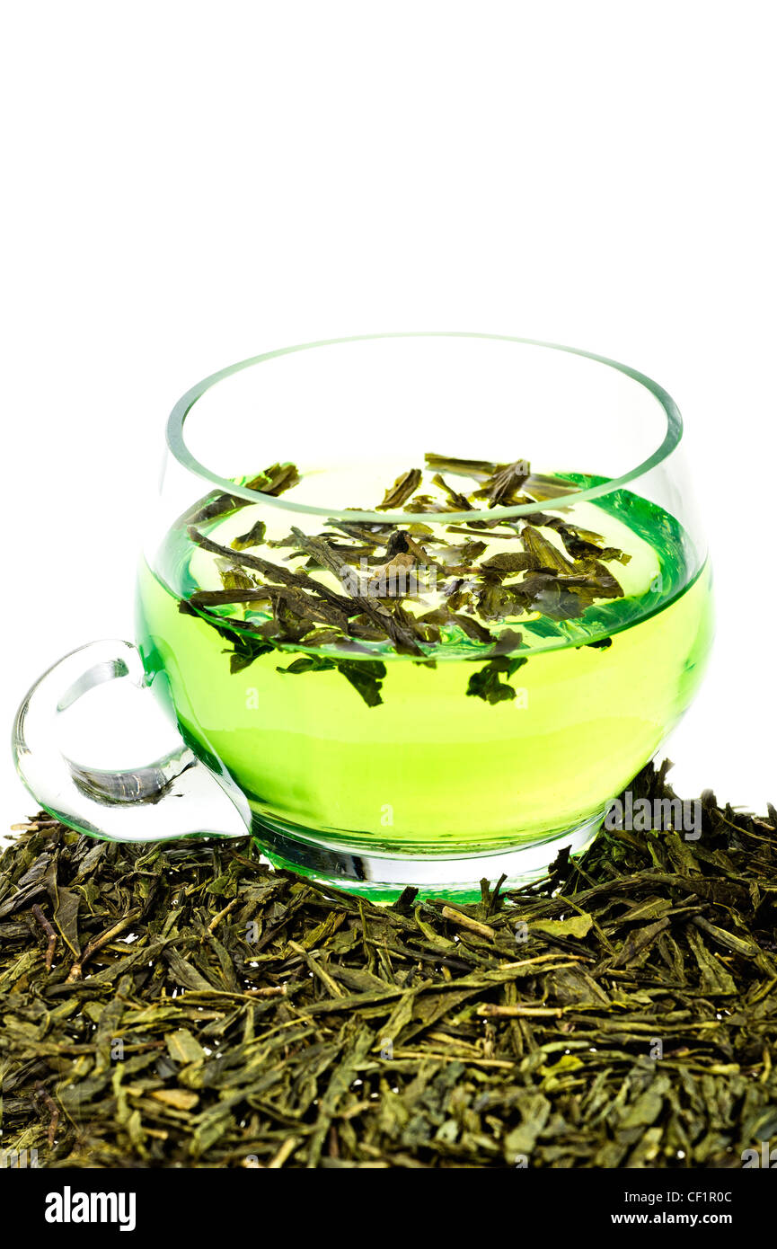Green tea cup hi-res stock photography and images - Alamy