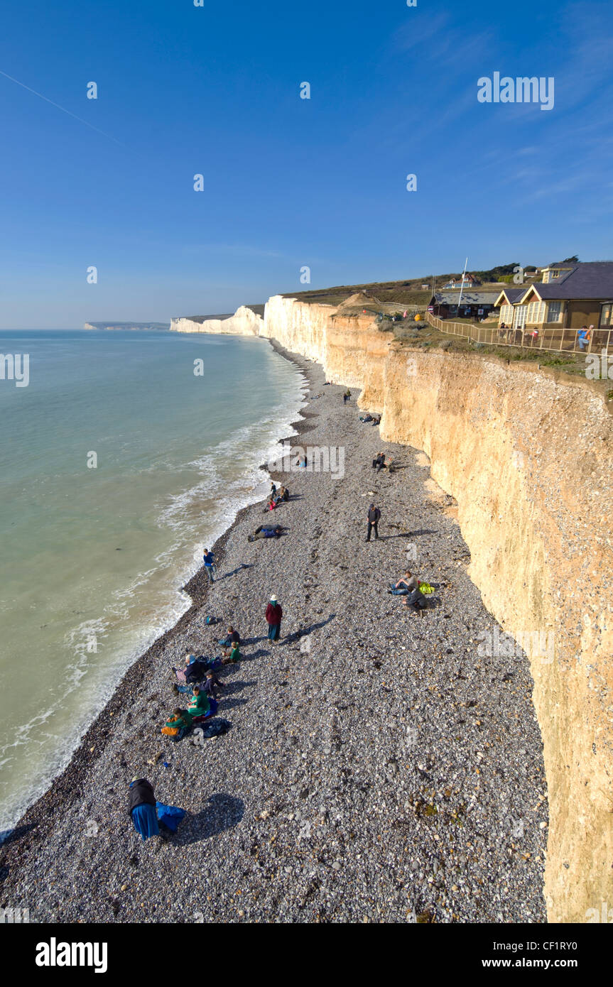Coastal Erosion Cliffs Birling Gap East Sussex High Resolution Stock ...
