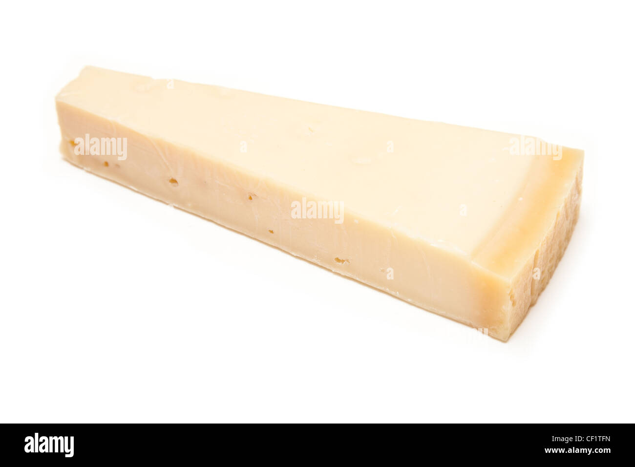 ITALIAN GRANA PADANO CHEESE ON A WHITE STUDIO BACKGROUND Stock Photo ...